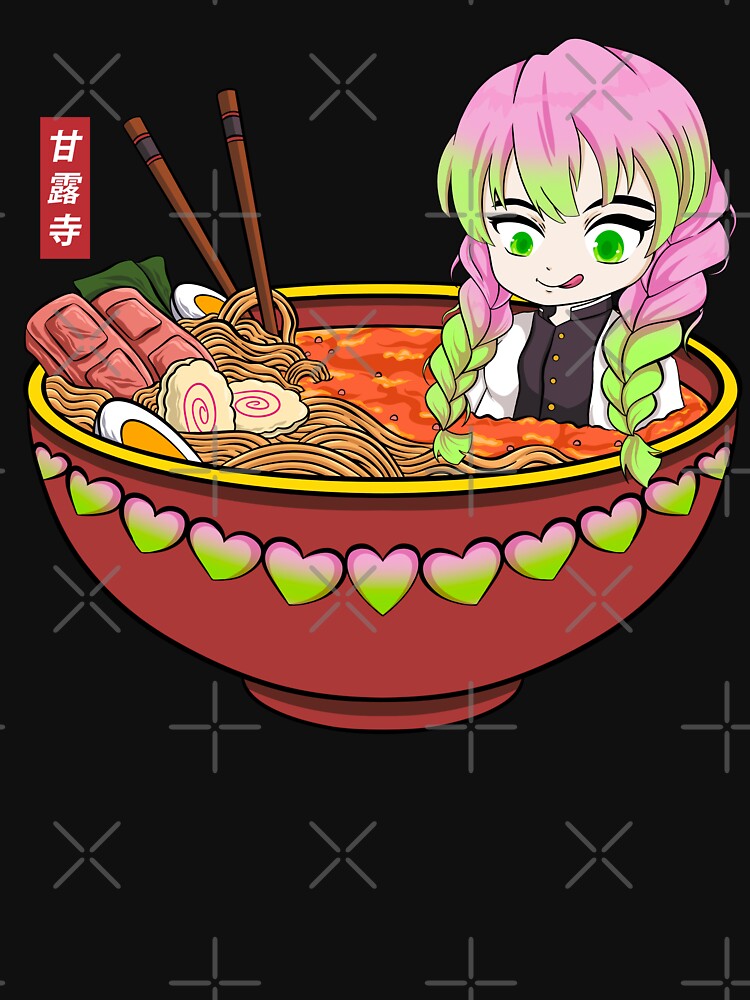 "Ramen Mitsuri Kanroji" T-shirt for Sale by dsgnilustrasiku | Redbubble ...