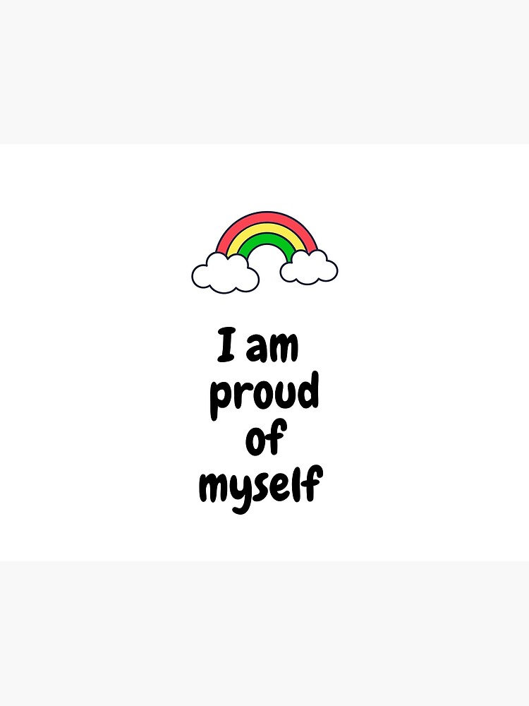 "I Am Proud of Myself Artwork, Simple Art - Digita Art - Printable Art ...
