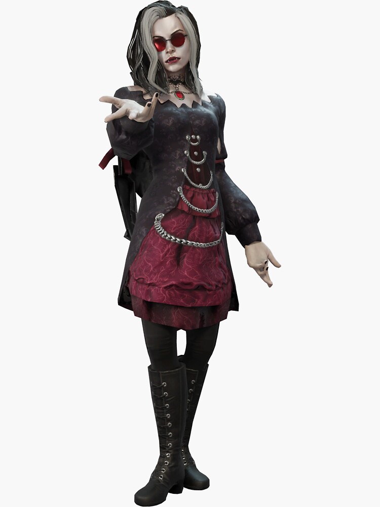 Countess Female Vampire Character Sticker For Sale By Popnchicken Redbubble