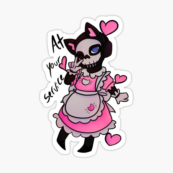 "Chibi Maid Ghost" Sticker for Sale by jasongonk | Redbubble