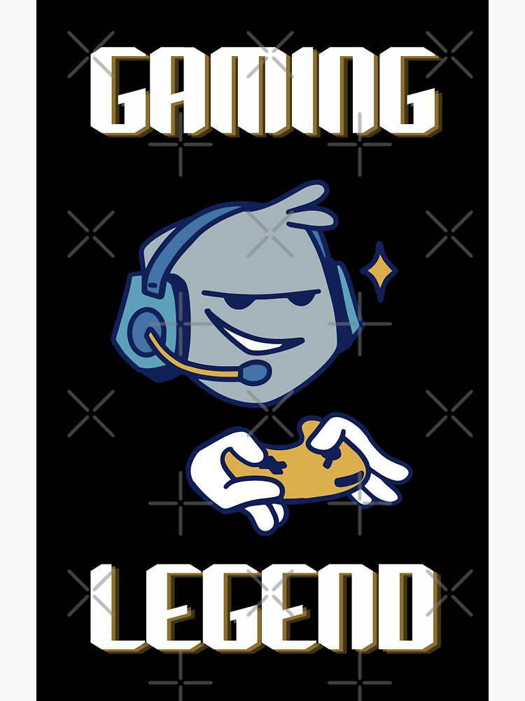 "Gaming Legend Controller" Sticker for Sale by SamuraiGaming | Redbubble