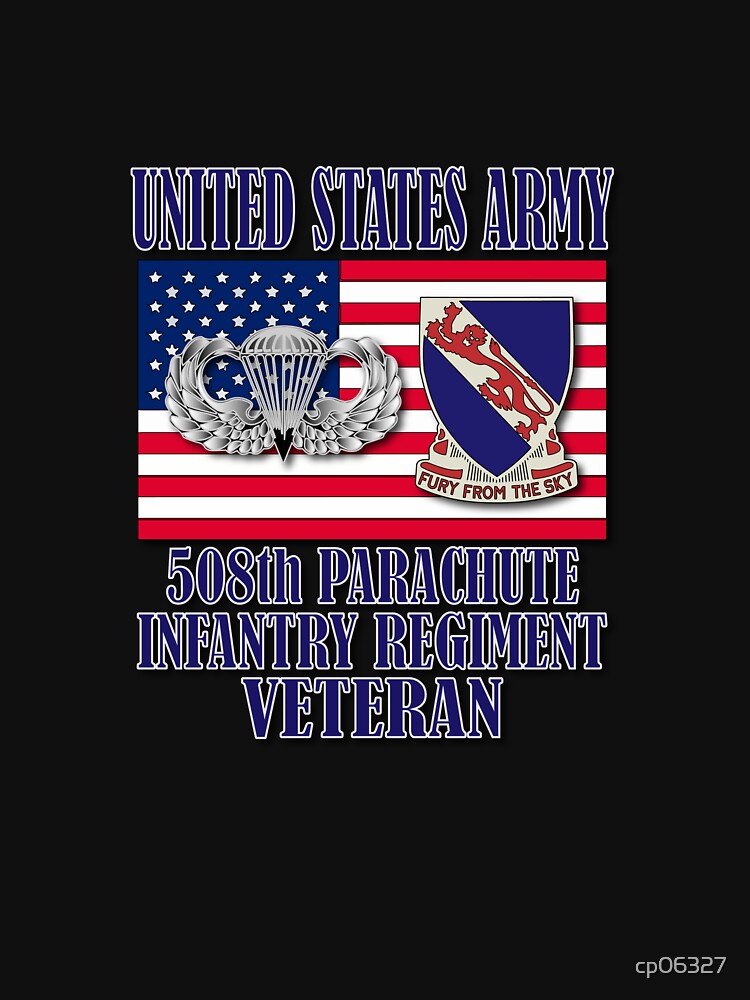 "508th Parachute Infantry Regiment Veteran" Essential T-Shirt for Sale ...