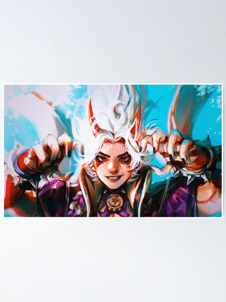 "Arataki Itto - Genshin Impact" Poster for Sale by Vaizenn | Redbubble