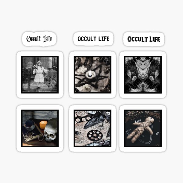 "Witchcraft Occult Art College" Sticker for Sale by OldTreePrintSho ...