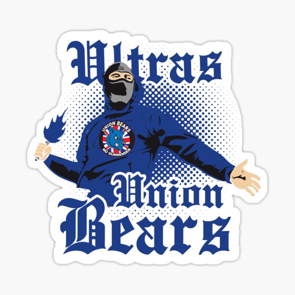 "Union Bears" Sticker for Sale by Muss 86 | Redbubble