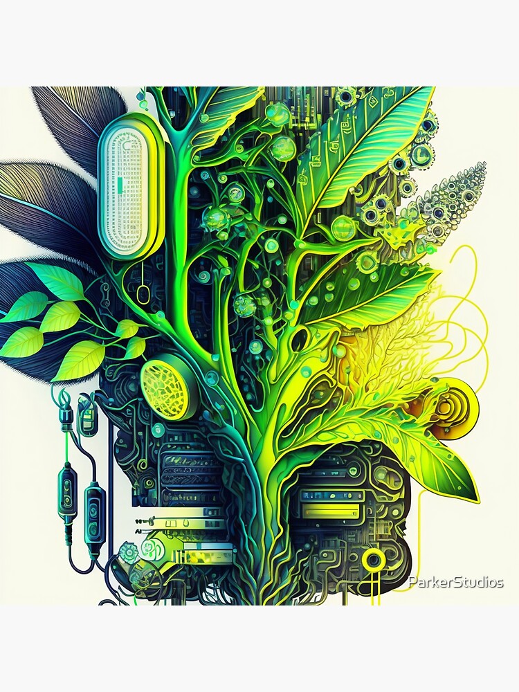 "Bio-Cyborg Pattern, Robotic Electronic Parts, Circuit Parts, Color Ink ...