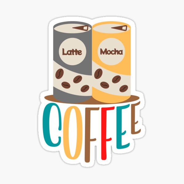 "latte and mocha" Sticker for Sale by Yayis2088 | Redbubble