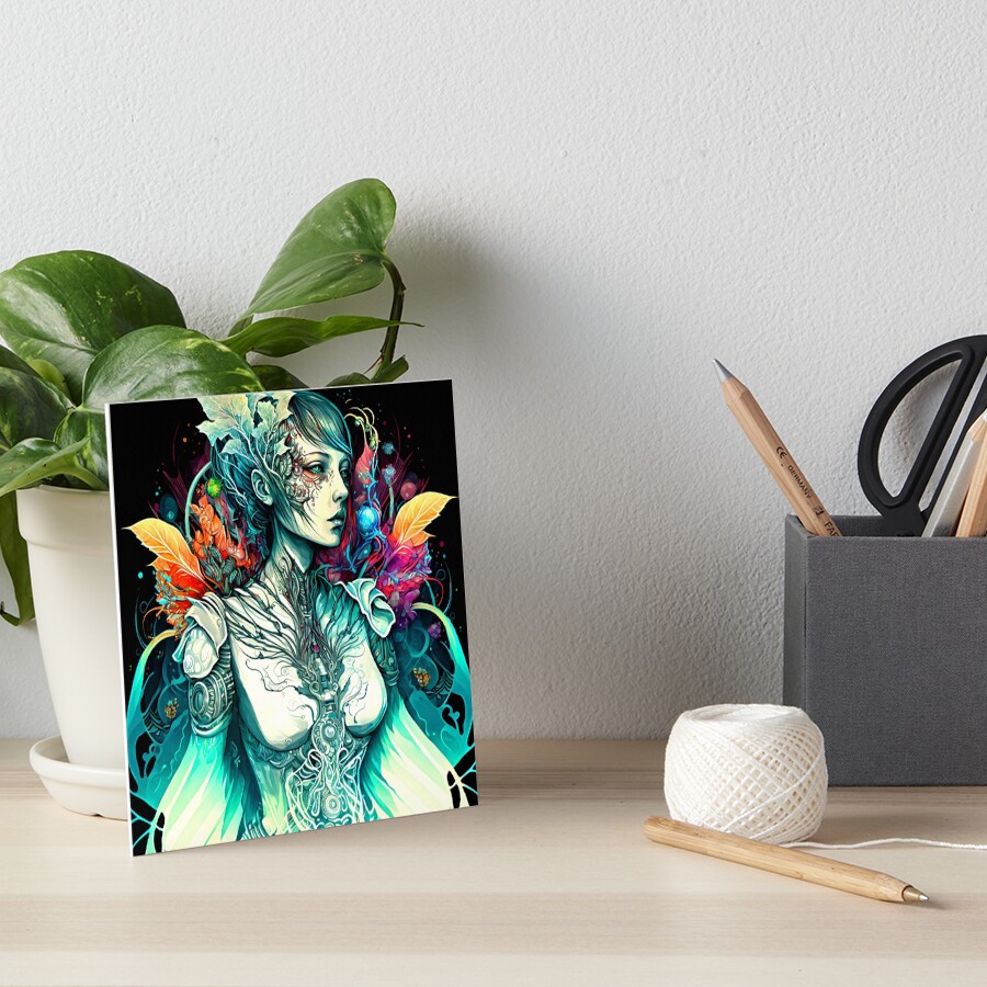 "Bionic Woman, Beautiful Biomechanical Robot, Botanical Cyborg, Virtual ...