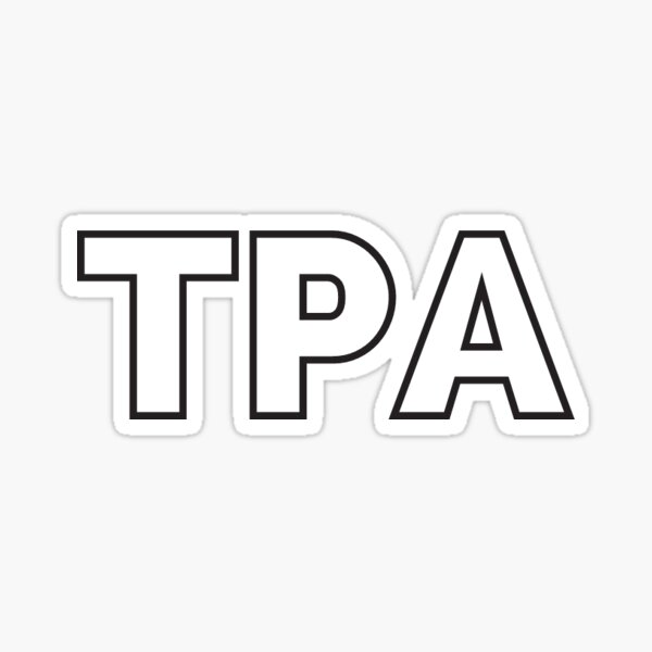 "TPA sign" Sticker for Sale by otter176 | Redbubble