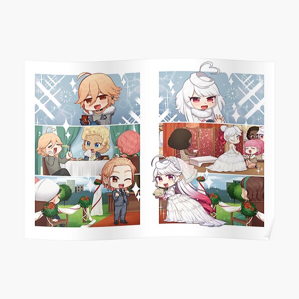 "Groom Hio and Bride Maika" Poster for Sale by hiomaiks | Redbubble