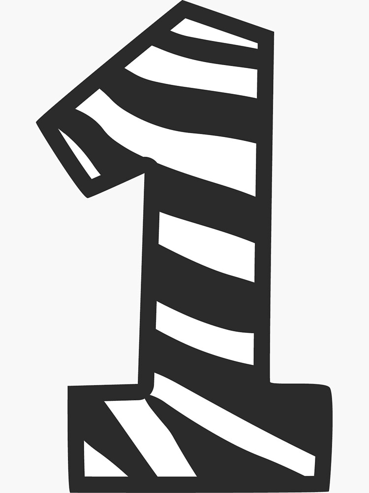 "Zebra pattern number 1" Sticker for Sale by Basmaclinial | Redbubble