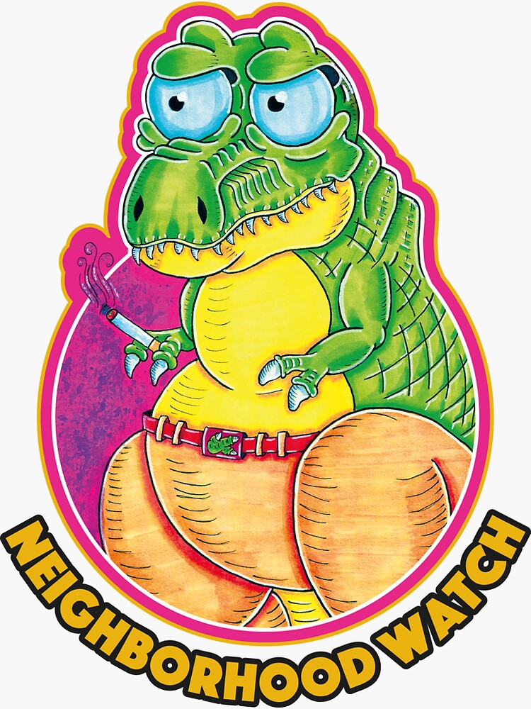 "Neighborhood Watch" Sticker for Sale by Duende-Atomico | Redbubble
