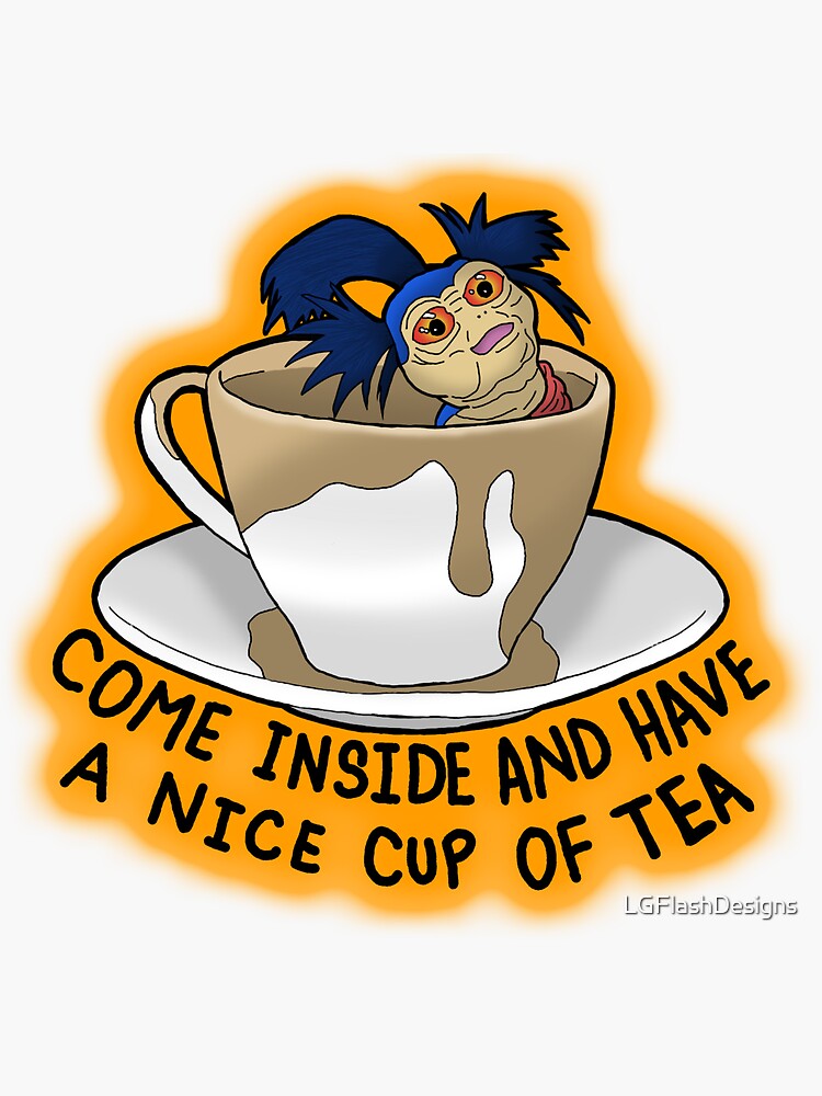 "Labyrinth - Worm" Sticker by LGFlashDesigns | Redbubble