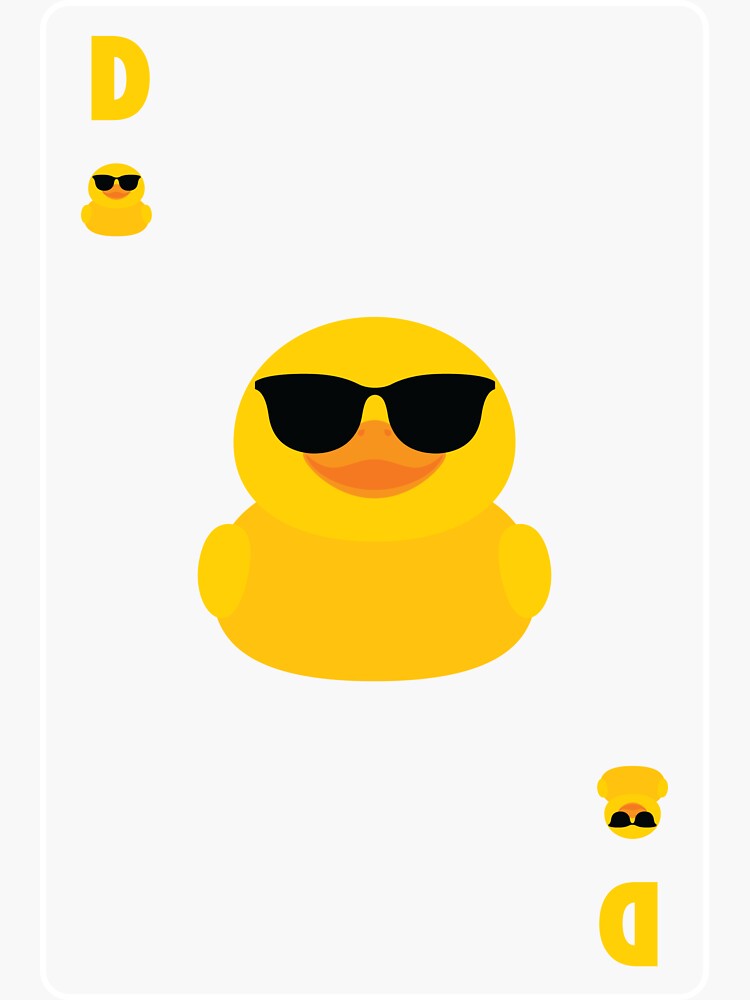 "Duck Poke Emoji " Sticker for Sale by HippoEmo | Redbubble