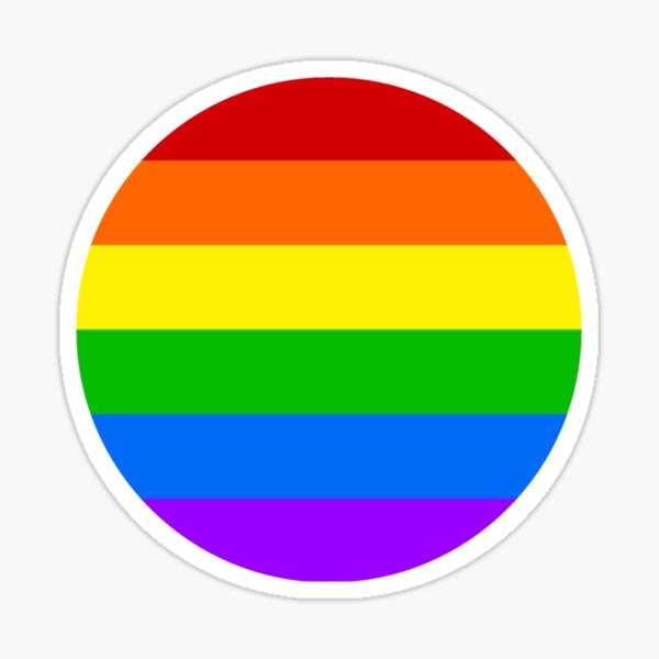 "Rainbow Circle" Sticker for Sale by ghjura | Redbubble