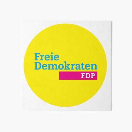 "Freies demokratisches Partei-Logo" Galeriedruck von Quatrosales ...