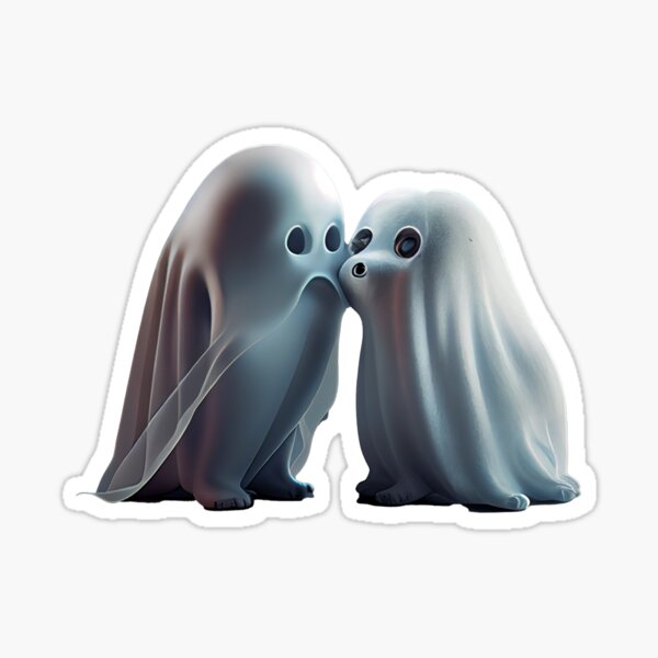 "ghosts" Sticker for Sale by gigapx | Redbubble