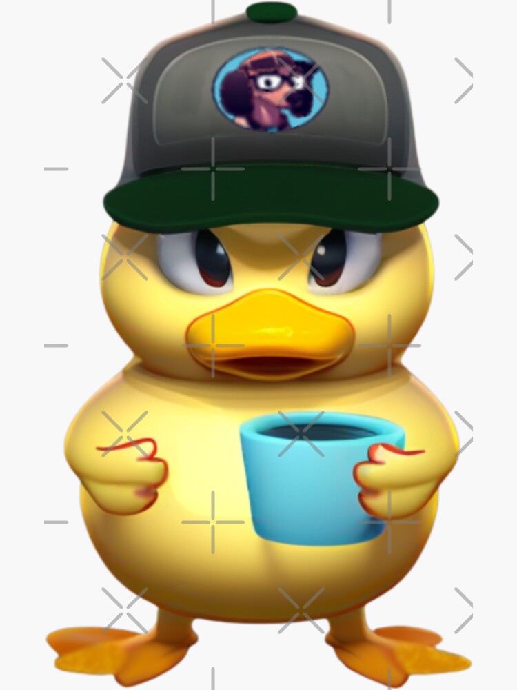 "Mad Ducky" Sticker for Sale by TUFHound | Redbubble