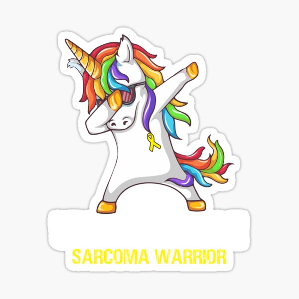 "Sarcoma Awareness - Unicorn Sarcoma Warrior Ribbon UNBREAKABLE ...