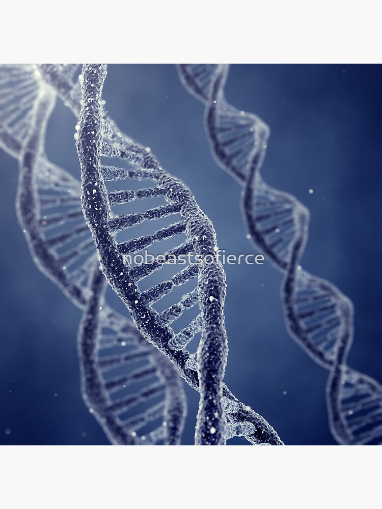 "Genetics" Sticker for Sale by nobeastsofierce | Redbubble