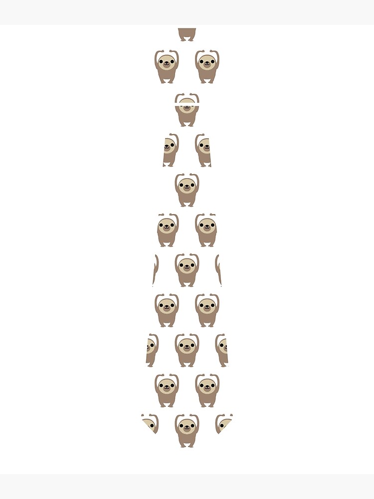 "Sloth Poke Emoji " Poster by HippoEmo | Redbubble