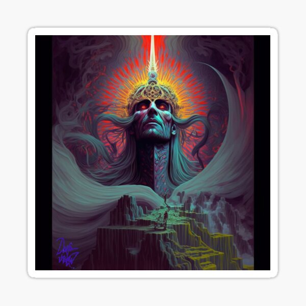 "Power of the mind " Sticker for Sale by MindTankArt | Redbubble