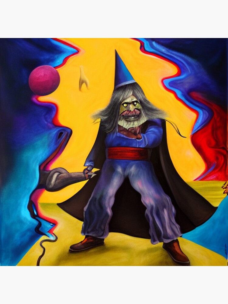 "Psycho Madness - Battle Wizard" Sticker for Sale by PsychoMadness ...