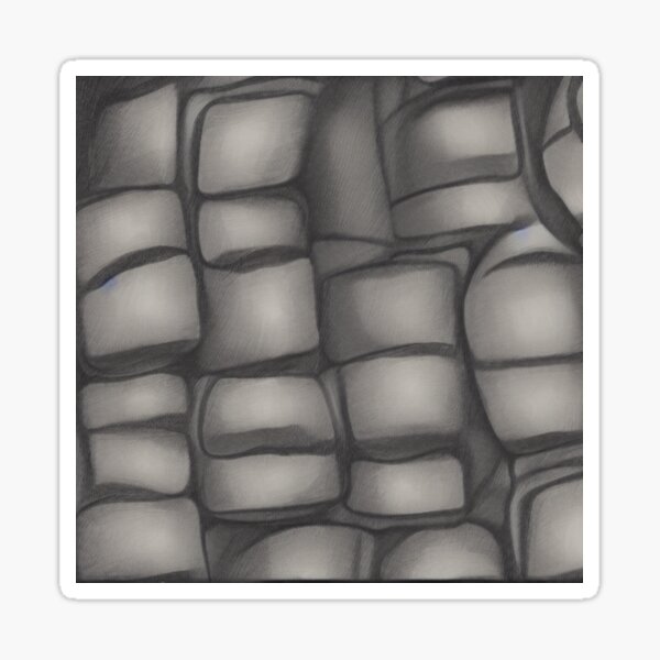 "calculating crack" Sticker for Sale by MyOilArt4you | Redbubble