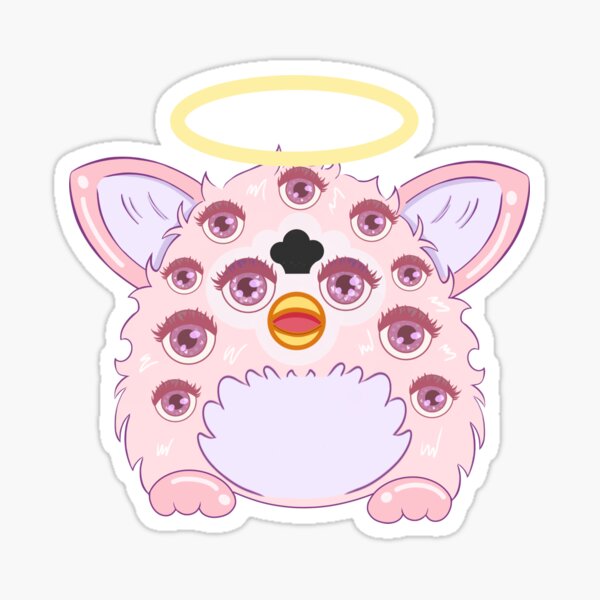 "Angel Furby" Sticker for Sale by HyperionGirl | Redbubble