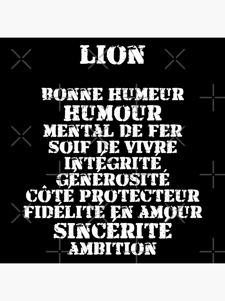 "LEO - Zodiac sign - The 10 strengths of Leo" Art Print for Sale by ...