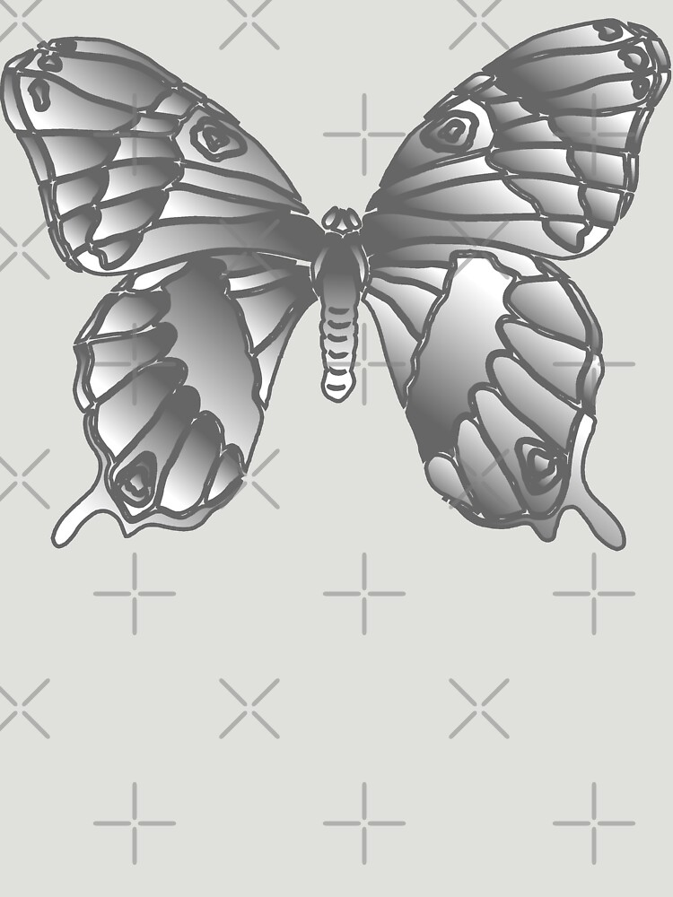 "Iron Butterfly" T-shirt for Sale by xorbah | Redbubble | butterflies t ...