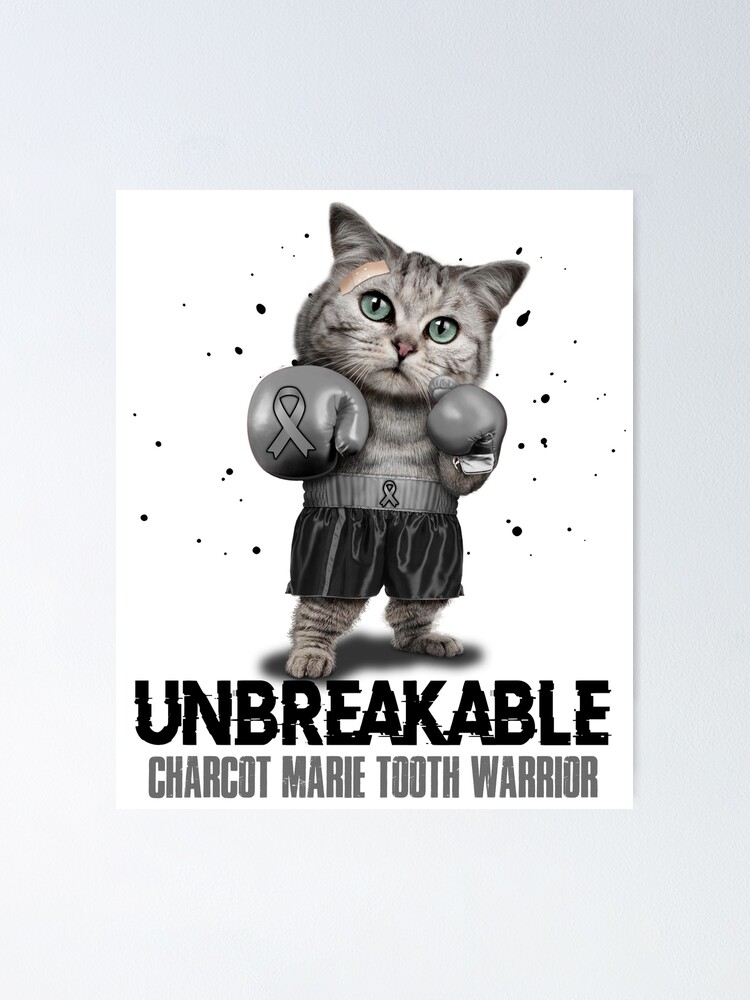 "Charcot Marie Tooth Warrior - UNBREAKABLE - Charcot Marie Tooth Ribbon ...
