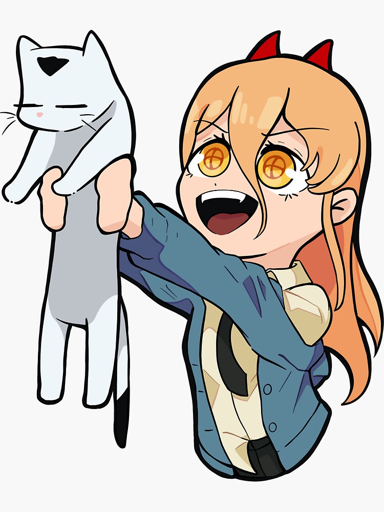 "Meowy Cat Stretch" Sticker for Sale by CocoBane | Redbubble