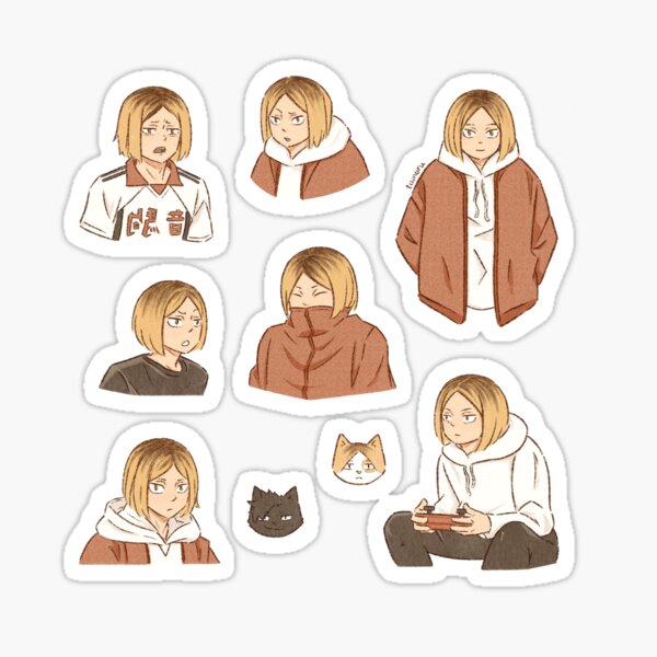 "tiny kenma compilation" Sticker for Sale by tamoru | Redbubble