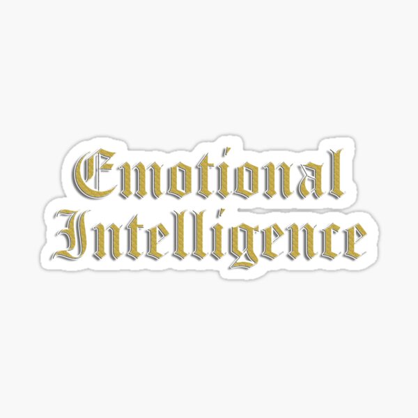 "Emotional Intelligence - Positive Inspiring EQ" Sticker for Sale by ...