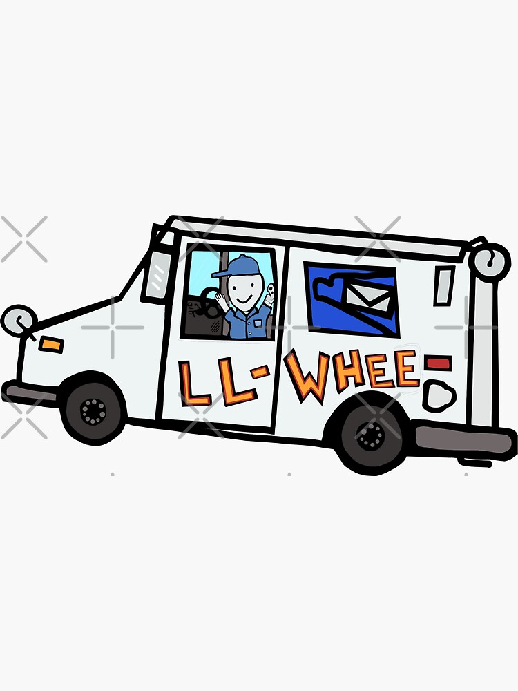 "LLV LL-Whee!! Happy Mail Man" Sticker for Sale by Sparkleweather ...