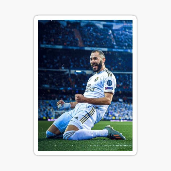 "karim benzema" Sticker for Sale by Harrydaddy | Redbubble