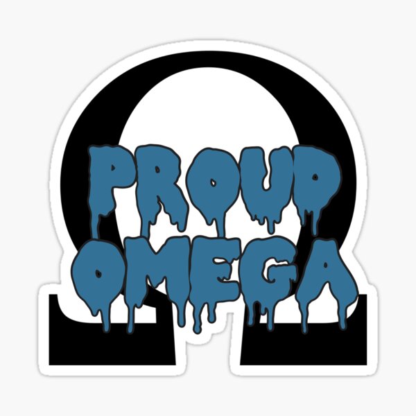 "proud omega" Sticker for Sale by bangtanboyfie | Redbubble