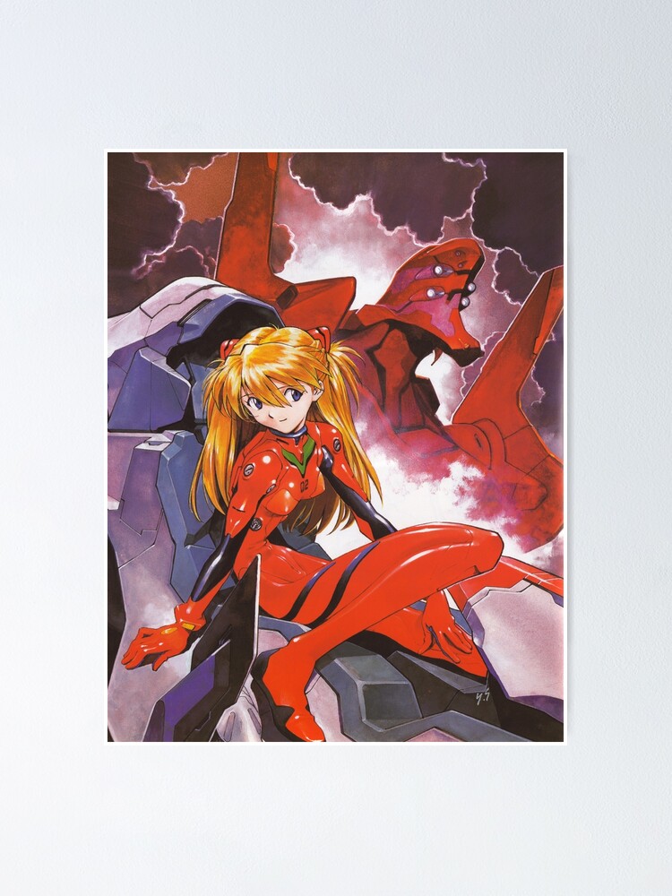 "Asuka Langley" Poster for Sale by taroxstudio | Redbubble