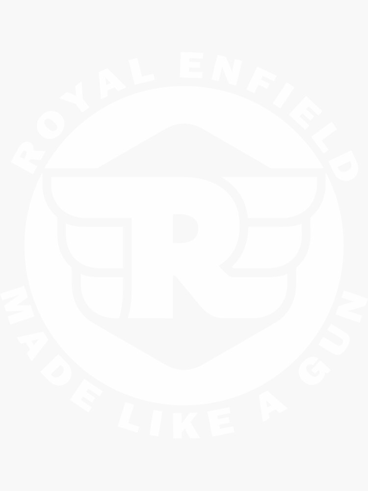"royal enfield - made like a gun" Sticker for Sale by michaelwelch03 ...