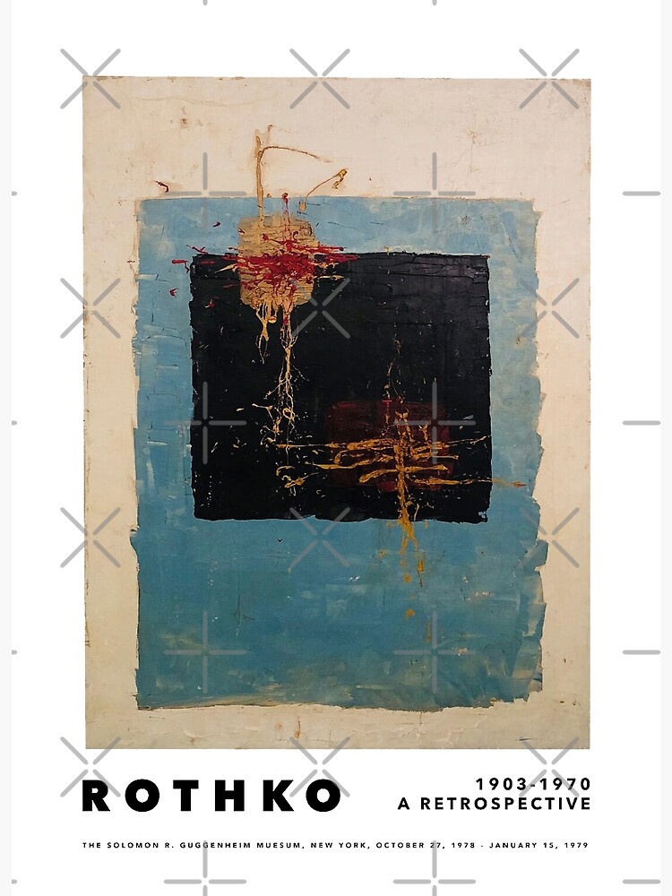 Mark Rothko Beige, Blue || Exhibition Premium Matte Vertical Poster ...