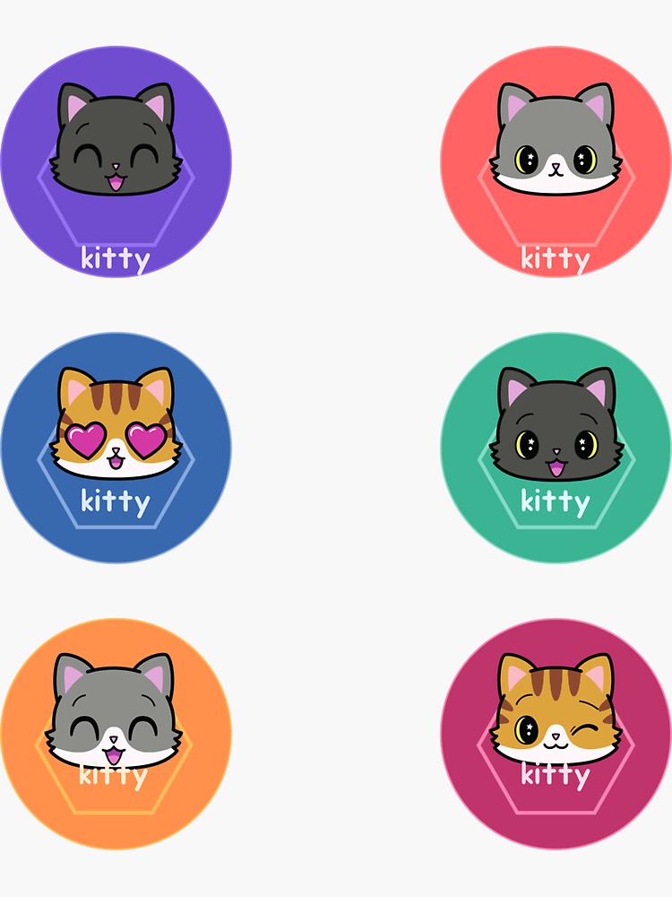 "Different cat styles for different moods " Sticker for Sale by ...