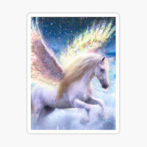 "Pegasus" Sticker for Sale by Latencio6126 | Redbubble