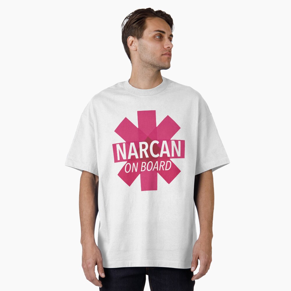 "NARCAN ON BOARD " Sticker for Sale by ArtAbsurdist | Redbubble