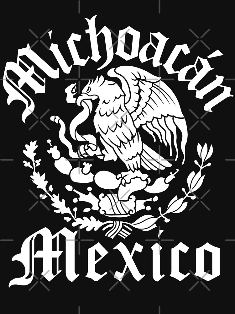 "Michoacán with Mexican Emblem Michoacán" Essential T-Shirt for Sale by ...