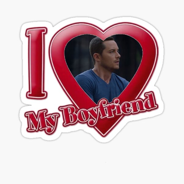 "jay halstead jesse lee soffer chicago pd p.d. my boyfriend" Sticker ...