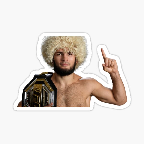 "Khabib Nurmagomedov" Sticker for Sale by ekwcozens | Redbubble
