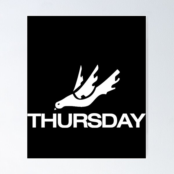 "thursday band " Poster for Sale by ArworkBling | Redbubble