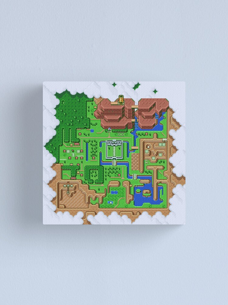 "LttP: World Map" Canvas Print for Sale by reikaitantei1 | Redbubble