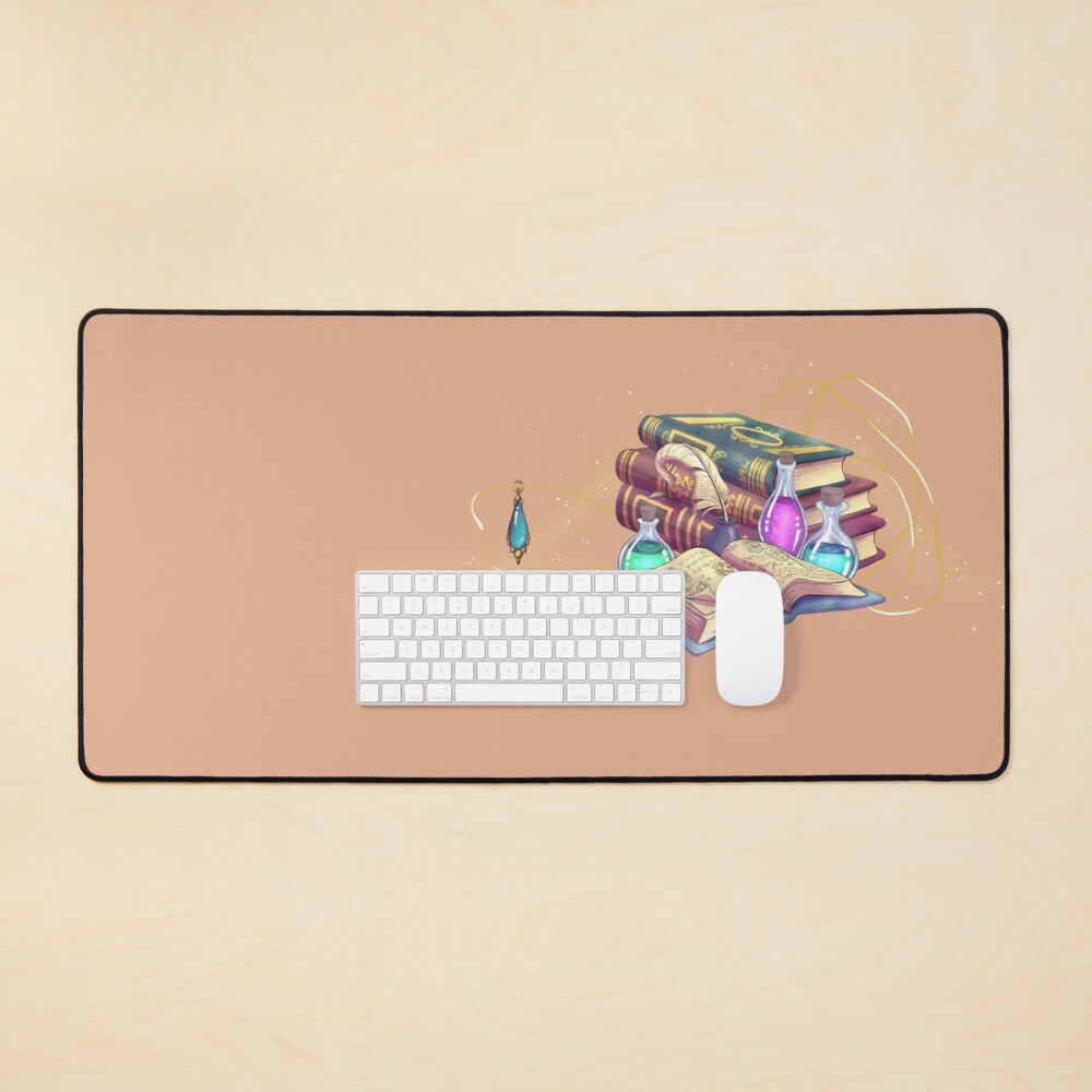 "Magic spell book stacked with potions" Sticker for Sale by Ericas-art ...